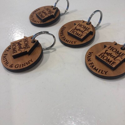 Personalized New Home Key Chain/welcome Home Keychain/our - Etsy