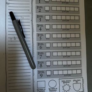 Dnd Party Tracker DM Tools RPG Dnd - Etsy
