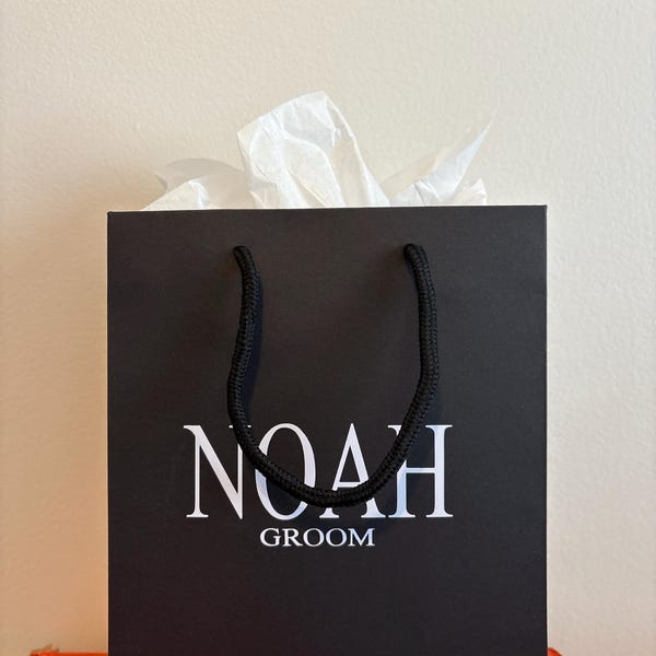 Personalized Groomsmen Gift Bag, Best Man Gift Bag, Groomsmen Gifts ...
