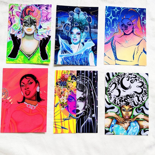 Jimbo 'AI Alien' Drag Race Art Print, Drag Queen Art Print Postcard - Etsy