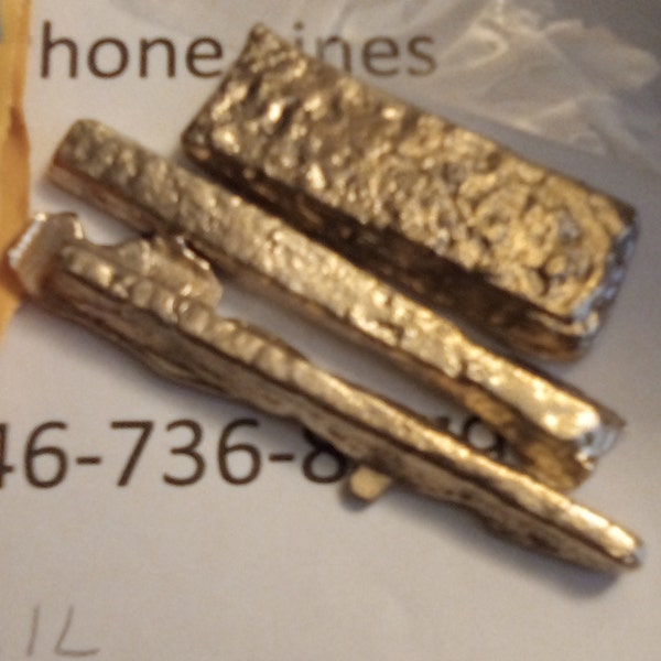 200 Grams Melted Drops Scrap Gold Plated Pins for Recovery Not Solid ...