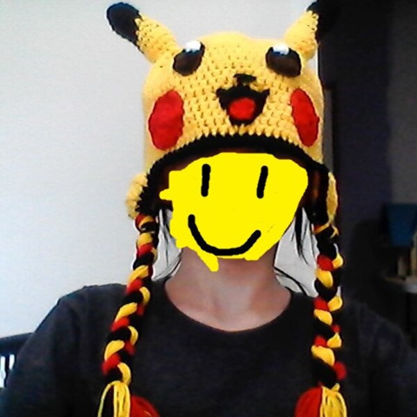 Pikachu Hat Crochet Pattern Pokemon Crochet Hat Pattern Pikachu Costume ...