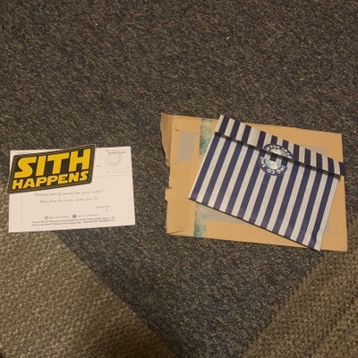 Vinyl Sticker, 'sith Happens' 10cm X 5cm Star Wars, Sith, Dark Side ...