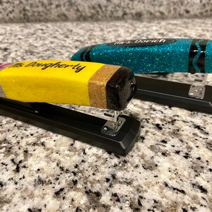 Personalized Staplerteacher Staplerpencil Staplerglitter Staplercute ...