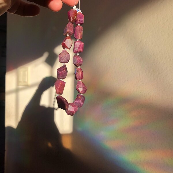 AAA Natural Rhodolite Garnet Pink Red Garnet Faceted Oval Cut Parcel ...