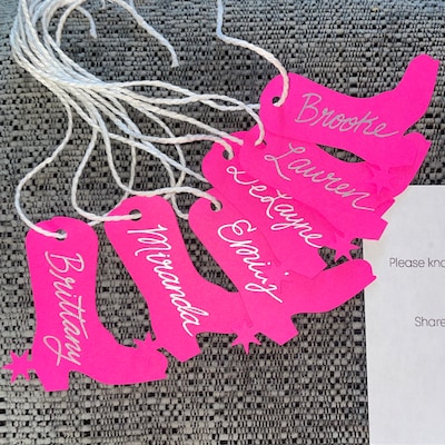 Rodeo Hair Don't Care Bachelorette Cow Print Hair Tie, Nashville Last ...