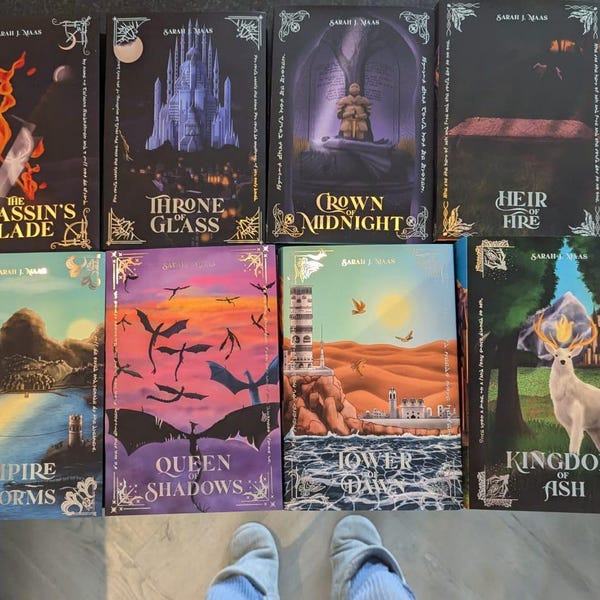 Throne of Glass Series by Sarah J. Maas - Throne of Glass, TOG Books ...