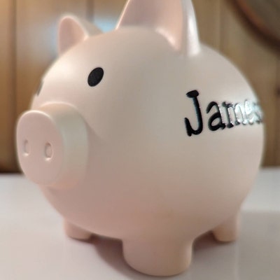 Personalized Piggy Bank With Name, Kids Coin Bank, Piggy Bank Gift ...