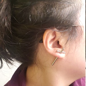 Skull earring 16g skull helix piercing surgical | Etsy