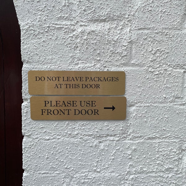 VITAL SIGNS for House or Office: Knock on Door, Use Other Door, Own ...