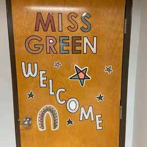 Modern Boho Plants Birthday Display Rustic Boho Classroom - Etsy