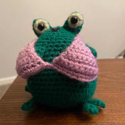 Crochet Saggy Boob Frog With Big Booty Made to Order Amigurumi Plushie ...