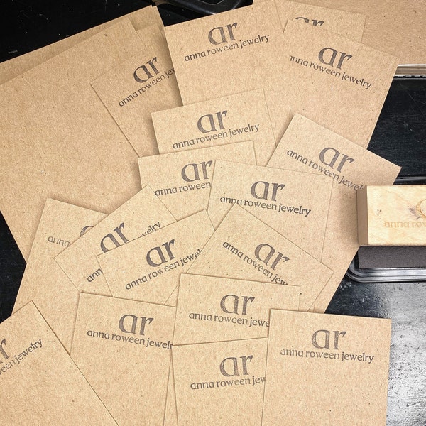 50 Blank 5x5 Square Cardstock Cards . Flat Large Cards . Kraft Brown ...