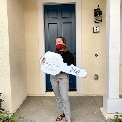 Personalized Real Estate Key Photo Prop Printed Closing Key Customized ...