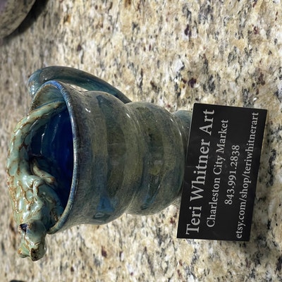 Three Frog Vase - Etsy