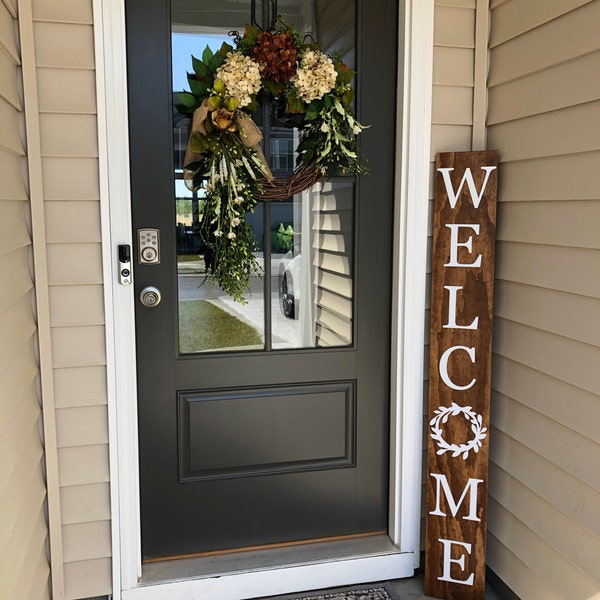Welcome Sign//outdoor Welcome Sign//front Door Welcome Sign//front Door ...