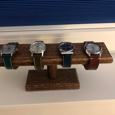 Oak Watch Display Stand, Watch Storage, Retail Store Fixtures, Watch ...