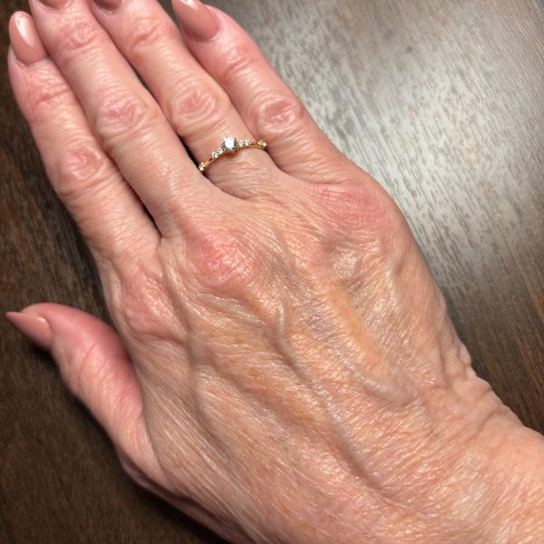 14k Gold Cross Ring Solid Gold Diamond Criss Cross Ring Gold X Ring ...