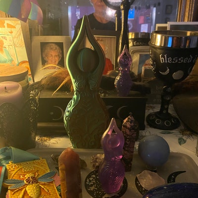 Spiral Goddess Pendant Charm priestess, Mother Blessing, Blessingway ...