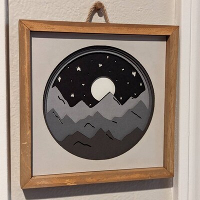 Enchanted Forest 3D Shadowbox SVG Cricut Project Instant - Etsy