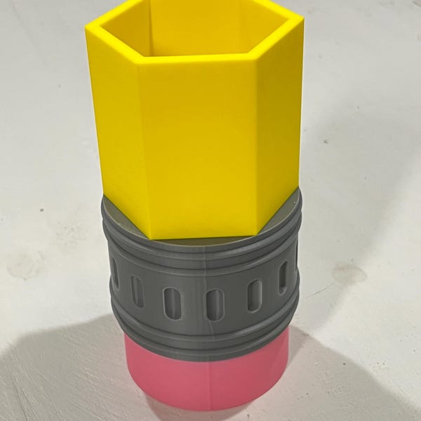 Pencil Holder STL for 3D Printing - Great for Teachers Gifts - Etsy