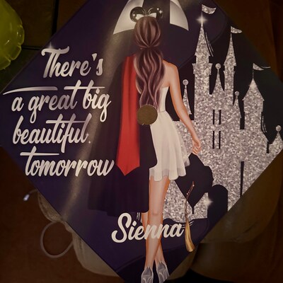 Black and Educated Graduation Cap Topper, African American Grad Cap ...