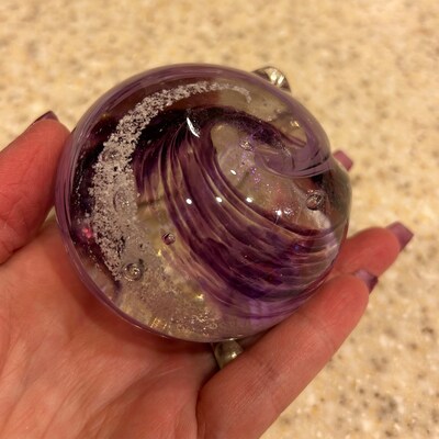 Ashes in Glass Sea Turtle, Sea Turtle Memorial, Ashes Keepsake Turtle ...