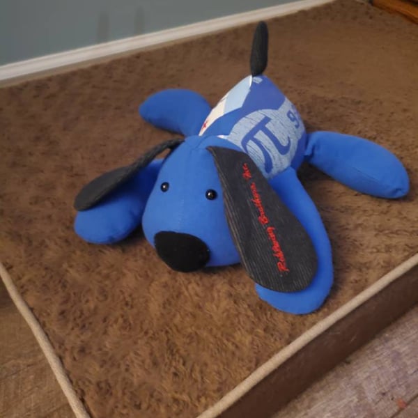 Memory Dog From Clothing Keepsake Dog Made From Clothing Memorial ...