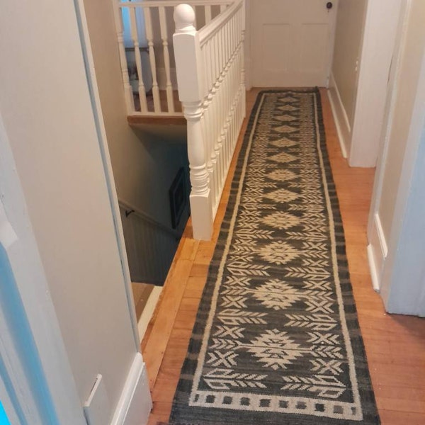 4x8 Feet Wool Jute Kilim Rug,vintage Area Rug Boho Decor Rug,handmade ...