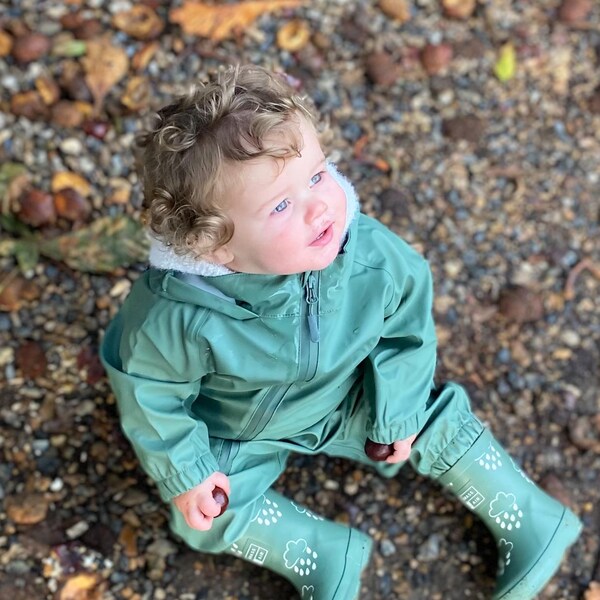 Lavender Kids Short Wellies, Grass & Air Colour-changing Unisex Kids ...