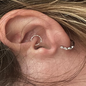 Helix Piercing Wrapped Opal Helix Earring Helix Ring - Etsy