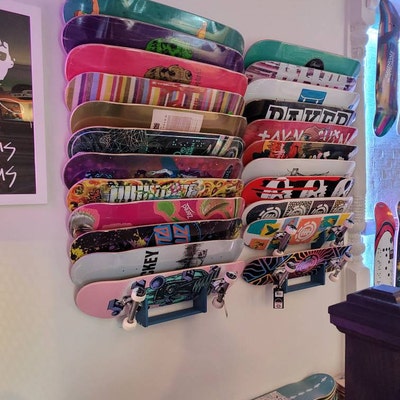 Skateboard Rack. Holds up to 12 Board. - Etsy