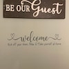 Welcome Wall Decal: Guest Room Entryway Sticker - Etsy