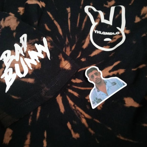 Bad Bunny Reflective Bleached Shirt, Fast Shipping, Un Verano Sin Ti ...
