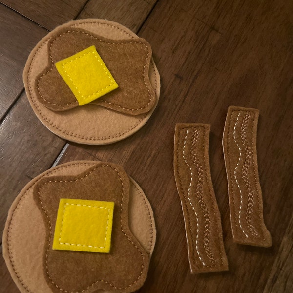 Pancakes Breakfast, Pancake Felt Food, Pretend Pancakes, Pretend Play ...