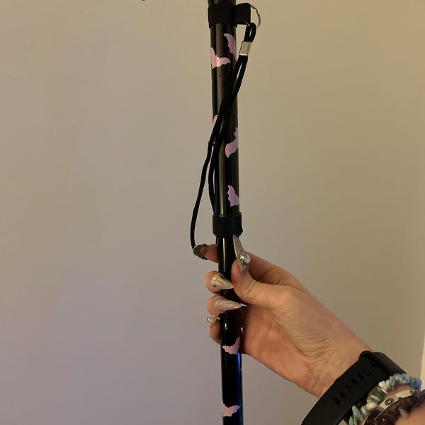 Funky Vanilla Star Walking Stick for Women, Unique Ladies Cane, Special ...