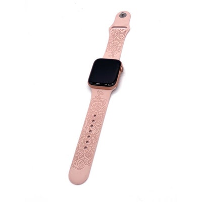 DIGITAL DOWNLOAD Hand-drawn Flower Paisley Watchband File, Svg, Watch ...