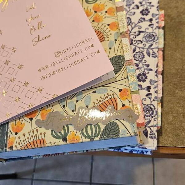 Melted - Rose Gold Foil Bible Tabs - Bible Journaling - Bible ...