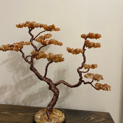 Large Citrine Crystal Tree Abundance Tree of Life Natural - Etsy