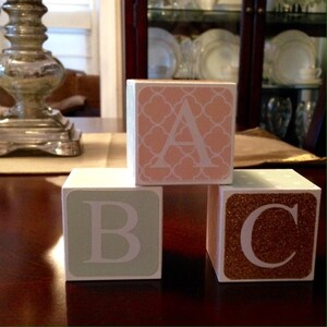 Custom Baby Name Baby Blocks Nursery Baby Shower Gift - Etsy