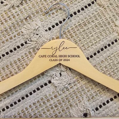 Graduation Hanger, Personalized Hanger, Graduation Gift - Etsy