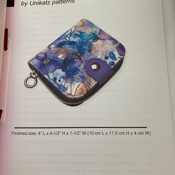 PDF Sewing Pattern Mika Essential Oil or Toilerty Bag With Elastic ...