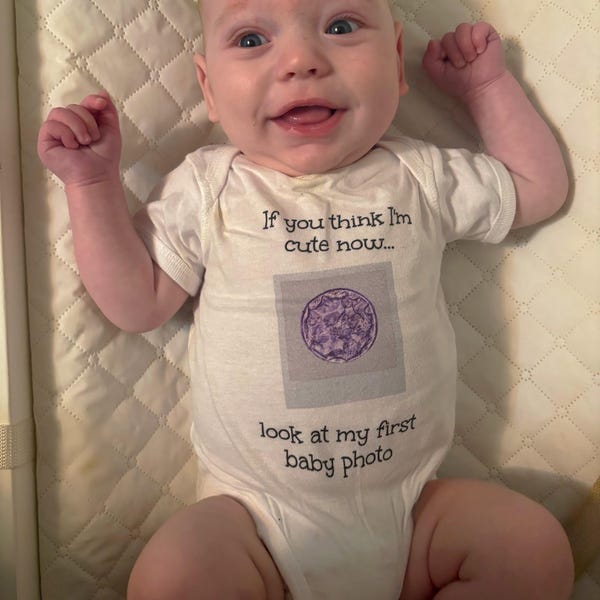 IVF Baby Pregnancy Announcement Reveal, IVF Milestones, Baby Bodysuit ...