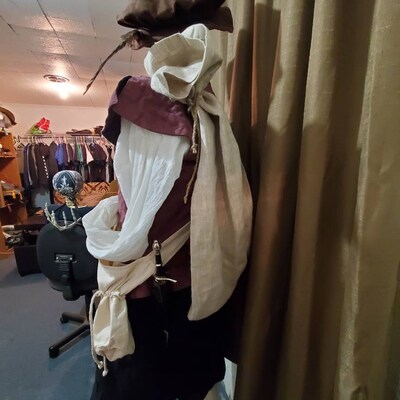 Medieval Backpack, Historical Linen Backpack, Medieval Sausage Bag ...