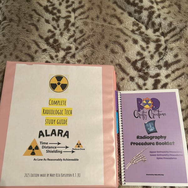 2025 Complete Radiologic Technologist Study Guide Bundle - Binder ...
