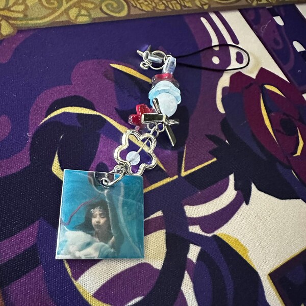 Custom Music Album Inspired Phone Charm - Customizable Handmade ...