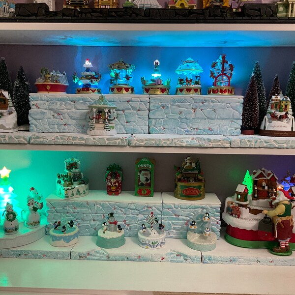 HALLOWEEN Fall Village Display Platform for Lemax / Department 56 ...