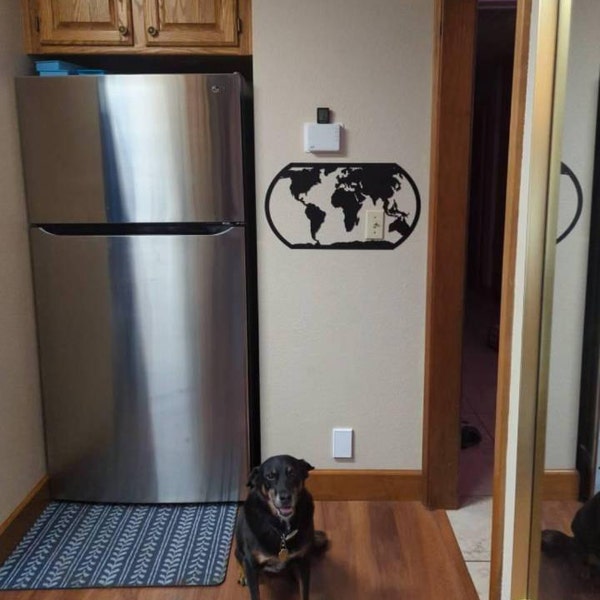 Traveler World Map Magnetic Board, World Travel Decorations, Custom ...