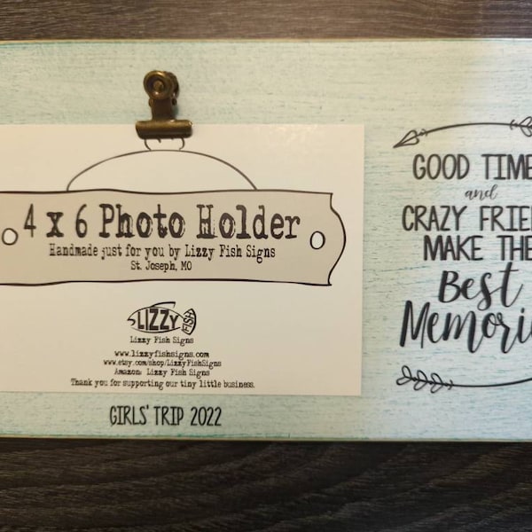 Friends Frame, Good Times Crazy Friends Picture Frame, Vacation ...