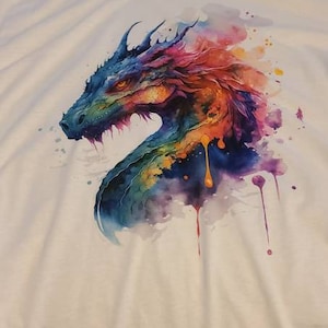 Dragon Shirt Dragon T-shirt Red Dragon Shirt Tattoo Art Streetwear ...